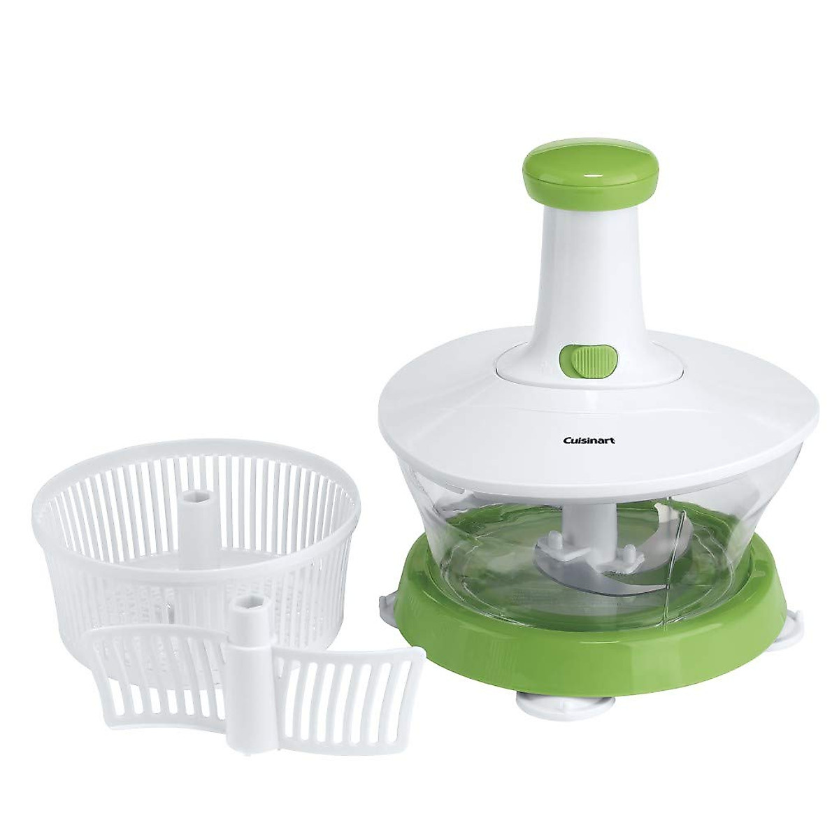 Cuisinart PrepExpress Plus Manual Food Processor, Green/White, 8.12"(L) x 8.25"(W) x 8.5"(H)
