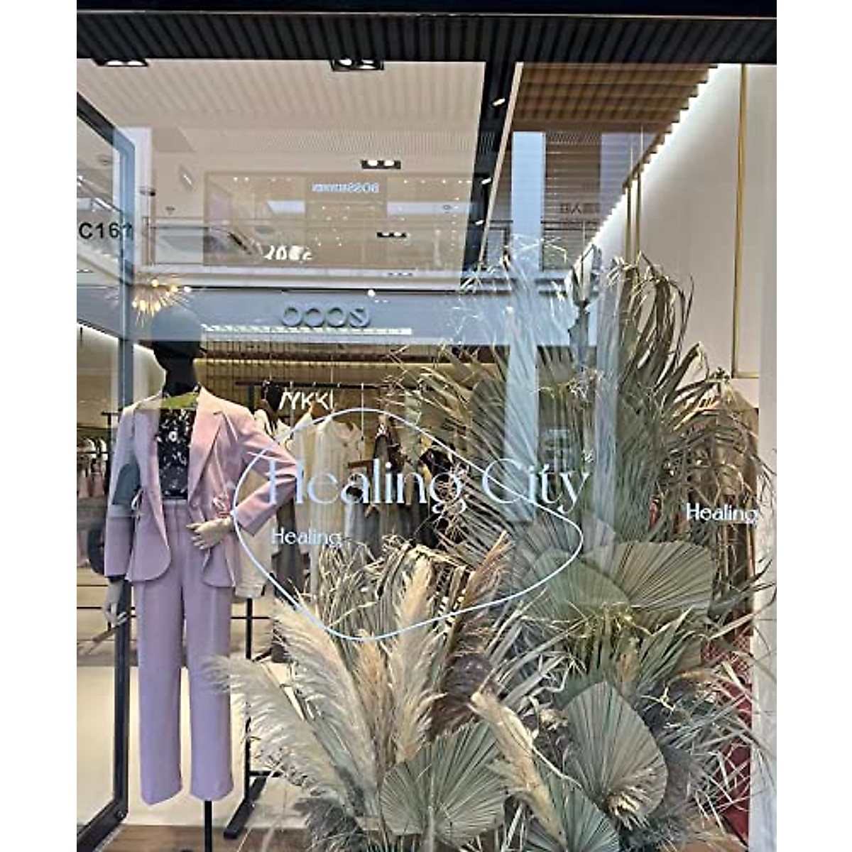 4PCS Pale Yellow Natural Dried Palm Leaves, 16"x8" Dried Palm，WAMPAR Hand-cut Heart-shaped Dried Palm Spear Bohe Decoration, Suitable for Bohe Wedding, House Party Decoration, DIY Flower Decoration