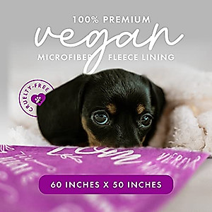 EasyFluffy Mom Gifts from Daughter, Gifts for Mom, Mom Gifts, Best Mom Ever Gifts, Mom Birthday Gifts, I Love You Mom Blanket, Happy Birthday Mom, 50" × 60" (Purple)