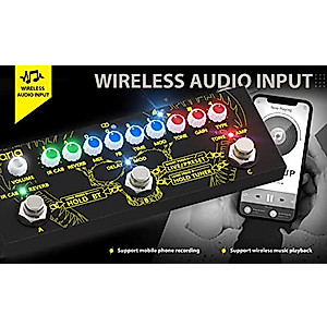 Getaria IR Cab Electric Multi Effects Processor Delay Reverb Guitar Overdrive Pedal for Bass Guitar