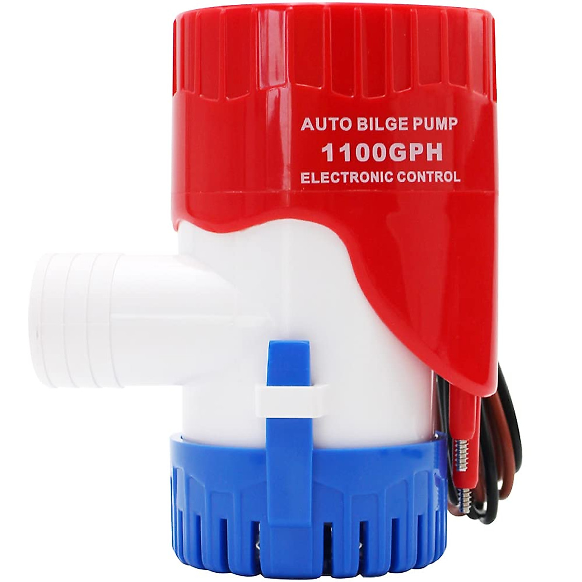 MAKERELE Auto Bilge Pump for Boats 12v 1100GPH Automatic Submersible Boat Bilge Water Pump with Electronic Switch (Outlet Diameter：1 1/8 inch/29mm)…