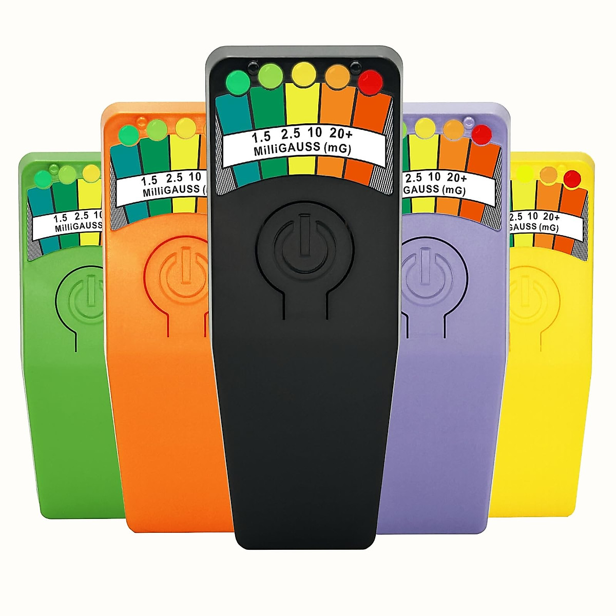 Gurtice EMF Meter Ghost Hunting Magnetic Field Detector Spirit Box Paranormal Equipment Tester 50Hz-20,000Hz Black