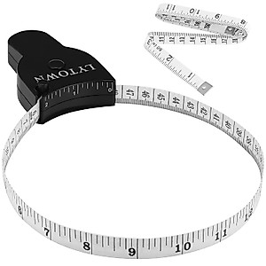 2PCS Tape Measure Body Measuring Tape 60inch (150cm), Retractable Measuring Tape for Body Measurement & Weight Loss, Accurate Body Tape Measure for Fitness, Tailor, Sewing, Handcrafts, Clothes