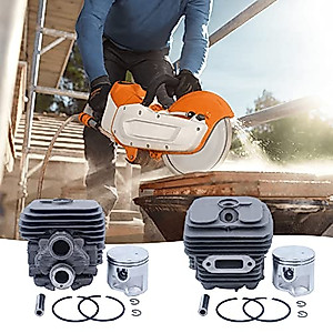 AUMEL 50mm Cylinder Piston Gaskets Kit for Stihl TS410 TS420 TS 410 420 Cut-Off Saw Replace 4238 020 1202.