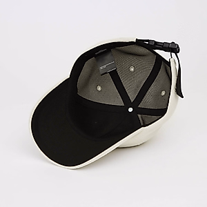 UNDERCONTROL Baseball Fleece Dad Hat Low Profile Embroidered Curved Visor Sports Adjustable Buckleback Trucker Cap Unisex (White)