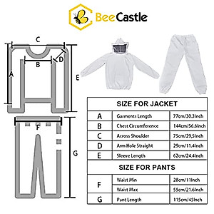 BeeCastle 8-Frame Bee Hives and Supplies Starter Kit,Beehive Kit Dipped in 100% Beeswax,Bee Keeping Supplies-All Beginners Kit Includes Beekeeping Supplies Tool Set and Bee Suit.