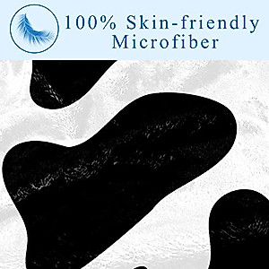 Cow Print Seamless Pattern Prints Soft Warm Cozy Blanket Throw for Bed Couch Sofa Picnic Camping Beach, 150×100cm