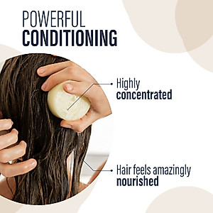 Revitalize Your Hair with Natural Shampoo Bar & Creamy Conditioner Set - SLS & Paraben Free, Ideal for Brazilian Treated Hair, Eco-Friendly, Zero Plastic, Eco Warrior - For Fine,Brittle or Normal Hair