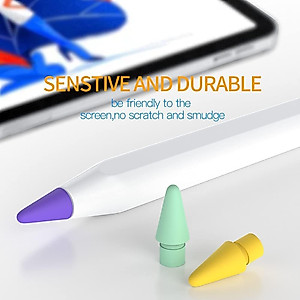 Tucana Replacement Pen Tips Compatible for iPad Pencil 1st & 2nd Generation (3-Pack) (Pink)