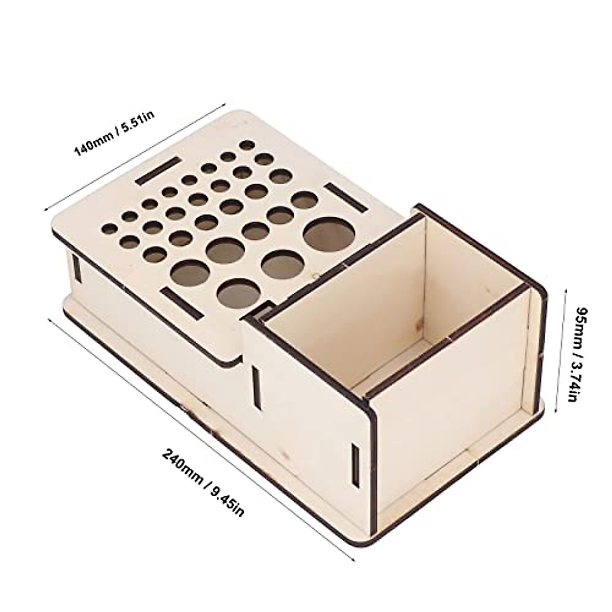 Leather Tools Storage Box Leathers Craft Rack Stand Punch Tool Organizer for DIY Stamping Punching Tools Holder