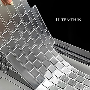 Keyboard Cover for 16" ASUS ROG Strix G16 2024 2023 G614 G614JV G614JIR G614JVR G614JI-AS94 Gaming Laptop, ASUS ROG Strix Scar 16 G634 G634JYR G634JZR G634JY G634JZ Keyboard Skin Protector - Clear