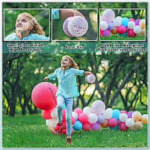 Koala Thin Double Sided Semi-Gloss Photo Paper 8.5X11 Inch 100 Sheets 32LB for Inkjet and Laser Printer for Menu Flyer Print