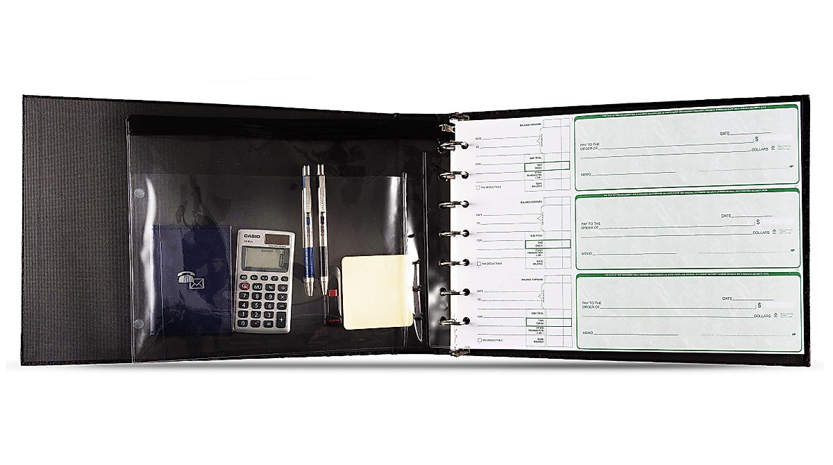 Executive Check Binder with 6-Year Calendar | Inkline Black 50-60
