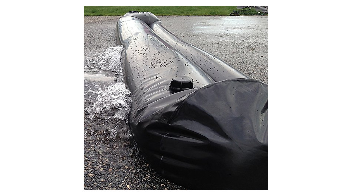 Quick Dam Water Curb - Reusable Flood Barrier for Property Protection