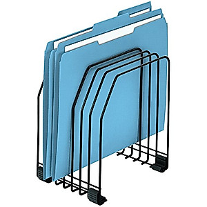 Fellowes Workstation File Organizer, 7 Section, Wire, Black (68112)