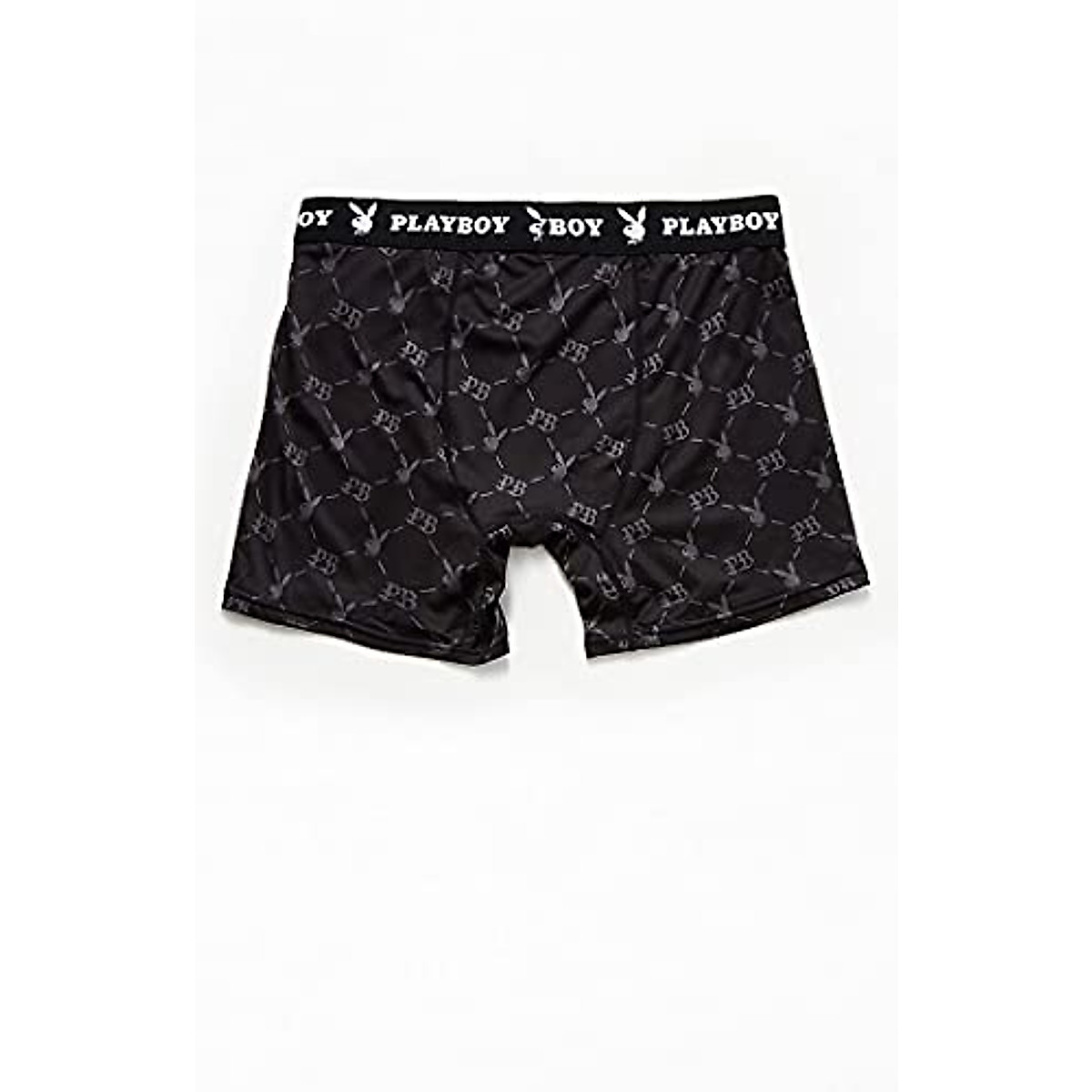 PacSun Playboy Men's Monogram Boxer Briefs - Black Size Small