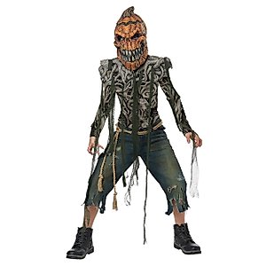 California Costumes Pumpkin Head Boys Costume Large
