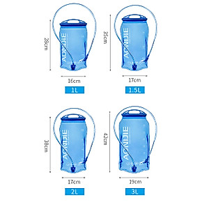 AONIJIE 1L/ 1.5L/ 2L/3L Folding Riding Running Water Bag Outdoor Mountaineering Backpack Drinking Bag (1.5L)
