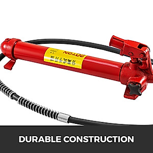 Mophorn 20 Ton Porta Power Kit 1.4M Oil Hose Hydraulic Car Jack Ram 13.78 inch Lifting Height Autobody Frame Repair Power Tools for Loadhandler Truck Bed Unloader Farm Hydraulic Equipment Construction