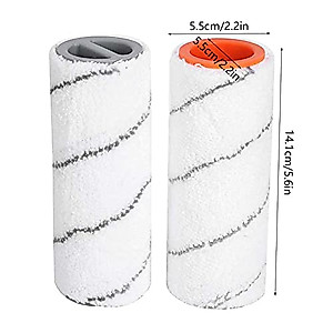 Roller Brush Replacement Accessories Fit for KARCHER FC3 FC5,Vacuum Floor Sweeper Cleaner Household Accessories,2Pcs,Durable,Easy to Install and Use