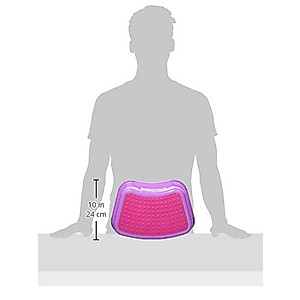 Ginsey Disney Minnie Mouse "Bowtique" Bathroom Step Stool for Kids Using the Toilet and Sink, Pink, 9.75"x5.25"x14.25", (56720)