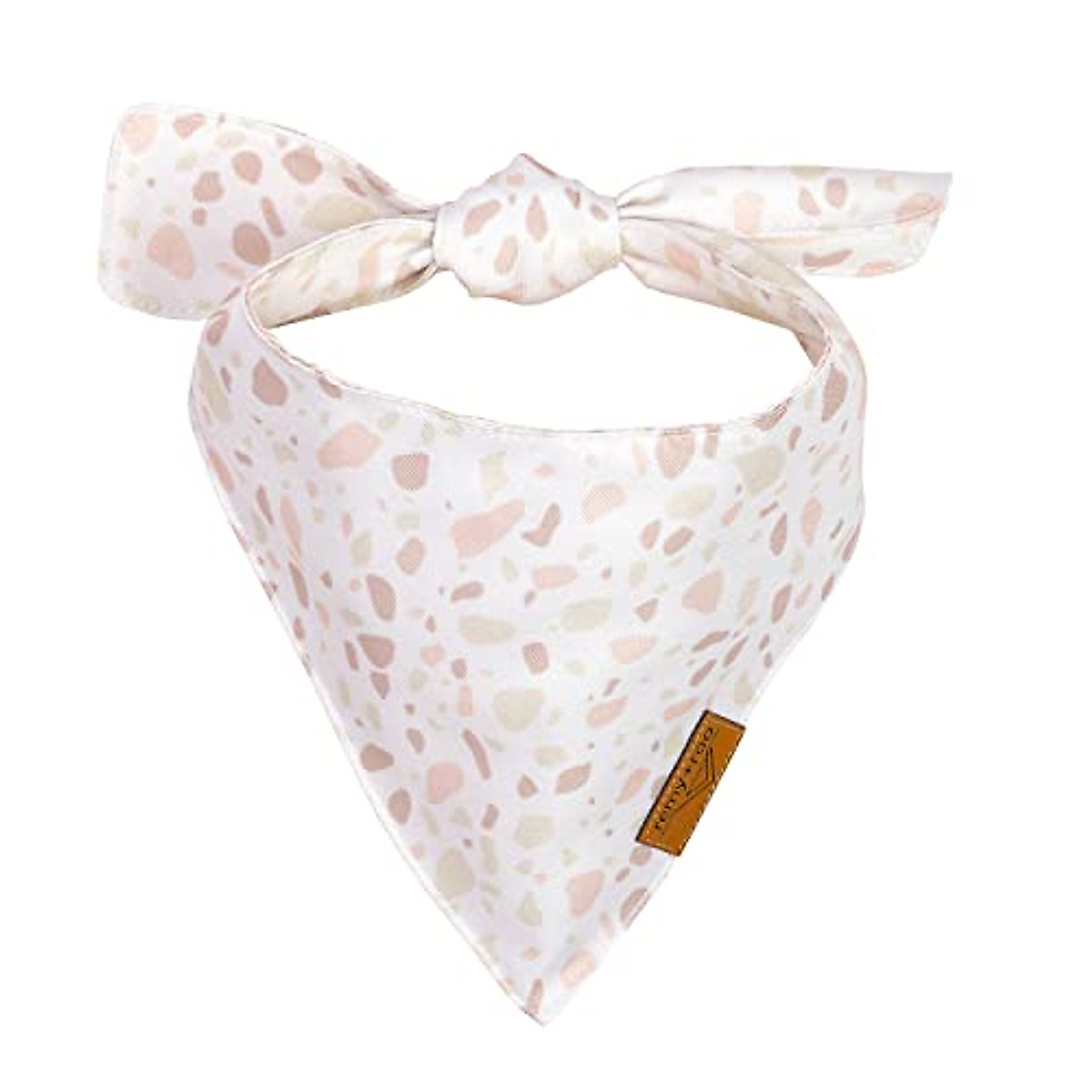 Remy+Roo Dog Bandanas - 4 Pack | Shannon Set | Premium Durable Fabric | Unique Shape | Adjustable Fit | Multiple Sizes Offered (Large)