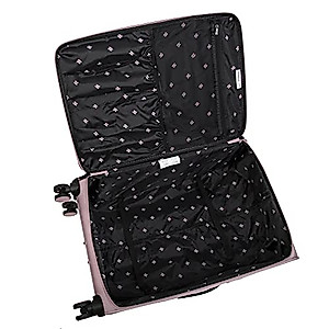 it luggage Census 31" Softside Checked 8 Wheel Spinner, Soft Pink, 32"