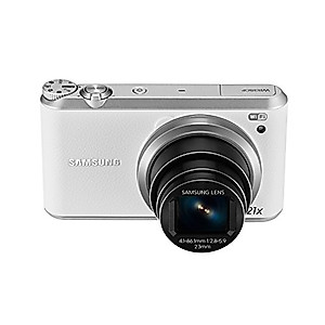 Samsung WB350F 16.3MP CMOS Smart WiFi & NFC Digital Camera with 21x Optical Zoom and 3.0" Touch Screen LCD and 1080p HD Video (White)