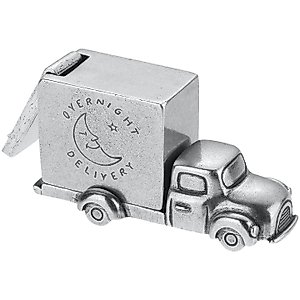 DANFORTH- Truck Tooth Fairy Box – Handcrafted Pewter Toothfairy Box For Boys and Girls – 1 ¼” Tall X 2 ¼” Wide – Made In USA