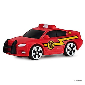 Micro Machines Fire and Rescue Cargo Transporter Plane - Features Vehicle Hatch, Retractable Hook, Cargo Doors, and Exclusive Vehicle - Collect Them All - Amazon Exclusive
