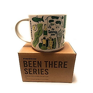 Starbucks WISCONSIN Been There Series Across the Globe Collection Coffee Mug 14 Ounce