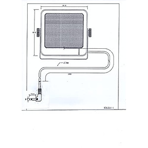 Anteenna TW-06-L Type CB EXTENAL Speaker for Mobile Transceiver (Ham Radio/CB Radio) with Swivel Bracket 5W 1.8M Cable with 3.5mm Mono L Type Plug