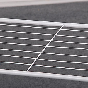 DOUBAO Floor-to-Ceiling Bedroom Folding Indoor Simple Coat Rack Balcony Hanger Double-Rod Clothes Drying Rack