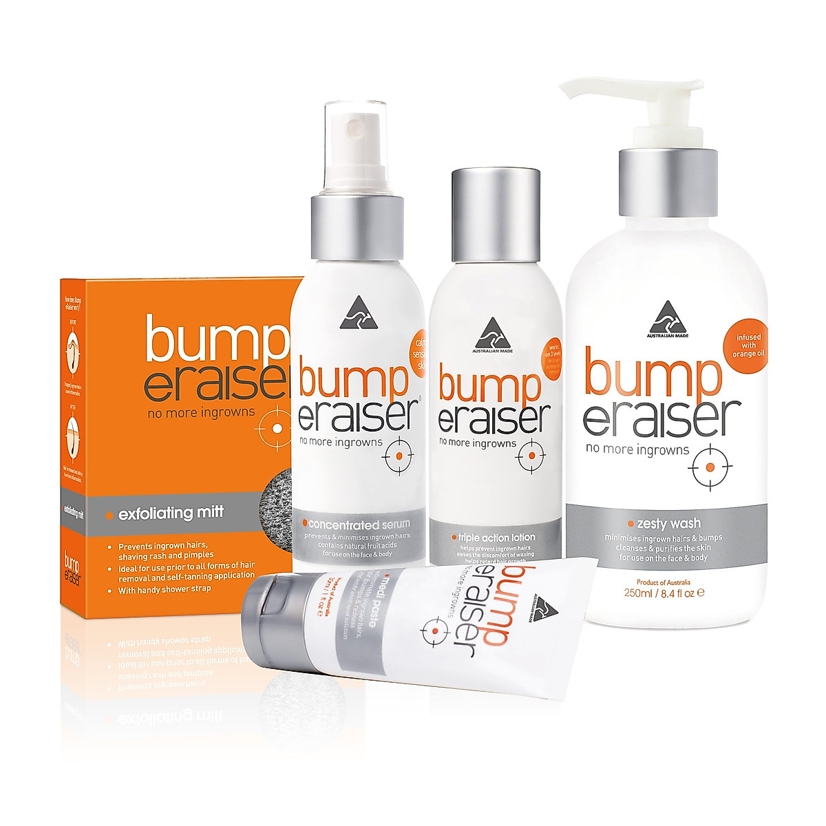 Bump Eraiser Concentrated Ingrown Hair Serum 4.2 fl oz for Ingrown Hair Treatment, Razor Burns and Razor Bumps