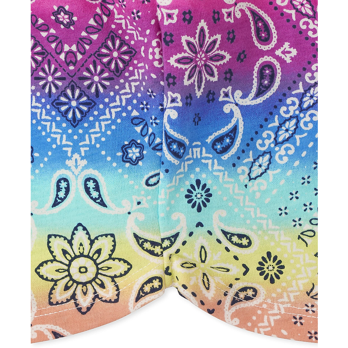 The Children's Place Baby Toddler Girls Dolphin Shorts, Spiral/Purple/Bandana/Fall Fuchsia 4-Pack, 3T