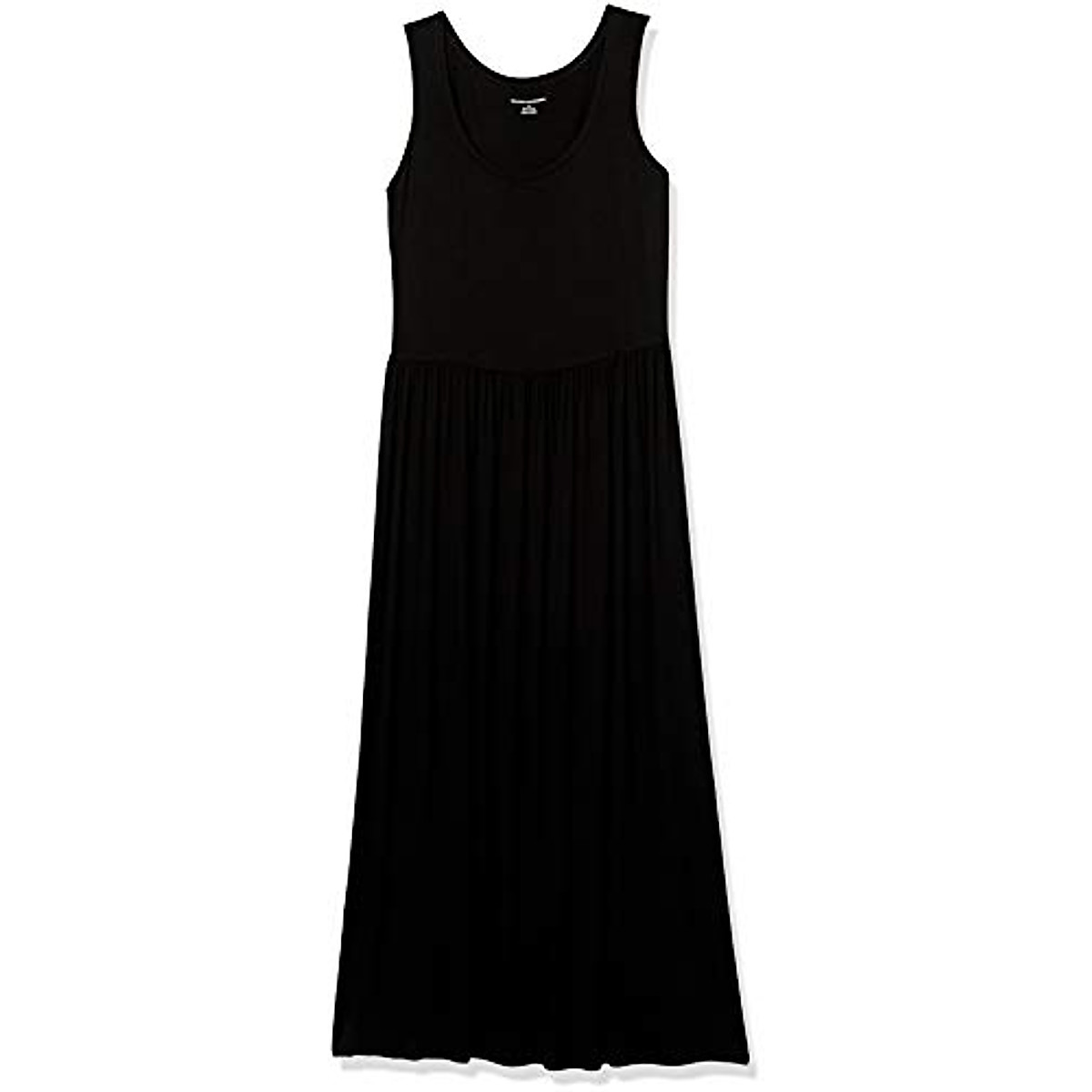 Amazon Essentials Women's Tank Waisted Maxi Dress (Available in Plus Size), Black, 4X