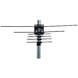 Channel Master STEALTHtenna Digital HDTV Directional Outdoor TV Antenna - VHF, UHF Aerial with Adjustable Angle Bracket for Mast Pole or Vertical Surface Mounting Outside or in Attic - CM-3010HD