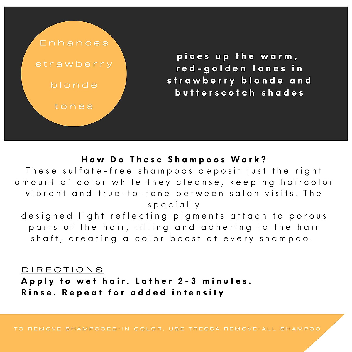 Watercolors Semi Permanent Color Depositing Shampoo. Sulfate & Paraben Free to Maintain & Enhance Hair Color 8 fl oz - WARM SPICE