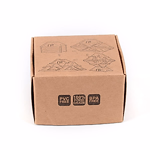 lofca Silicone Building Block Baby Educational Montessori Toy Toddler Stacking Sets House 7 Pieces