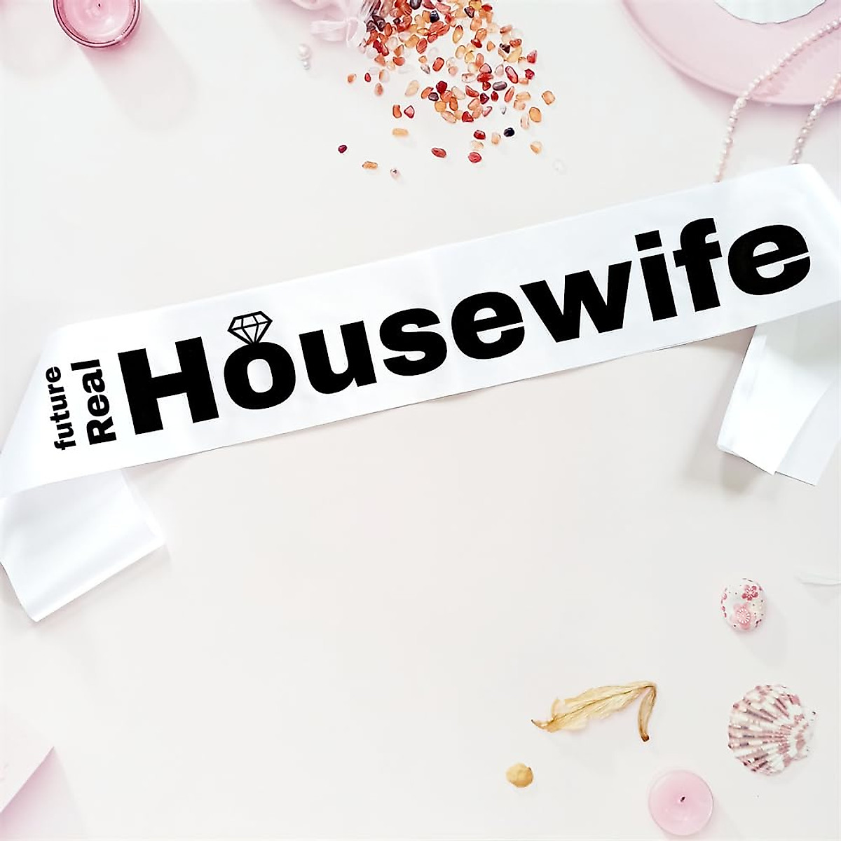 Magnusson's Garden Future Real Housewife Sash, Bachelorette Bridal Shower Engagement Party Bride-to-Be Sash, Real Housewives TV Show Inspired Gift for Women