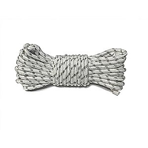 HZCrisp Patio Umbrella Replacement Parts 0.2" Diameter Reflective Nylon Cord 33ft for Cantilever Outdoor Umbrellas