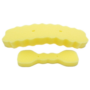 MoomooBaby Brush Replacement Sponges 6 Pack: 3 Bottle Sponges + 3 Nipple Sponges
