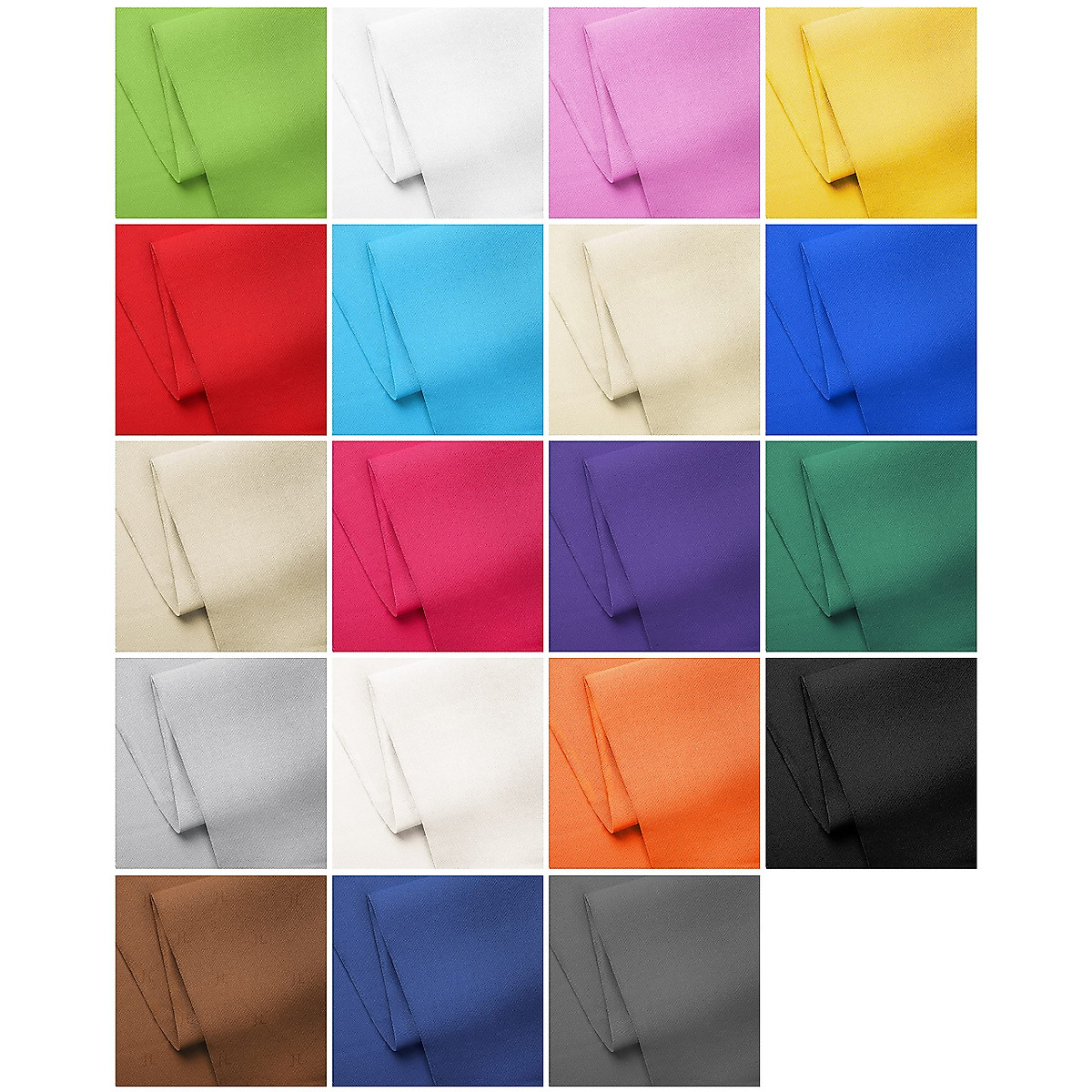 Craftido-19 Options-100% Cotton Fabric by The Yard in Solid Color 44”Wide by 3yd (9 ft) -Medium Weight 5.2 oz- for Quilting, Sewing, Crafts, Binding, Backing and Lining - Lemon