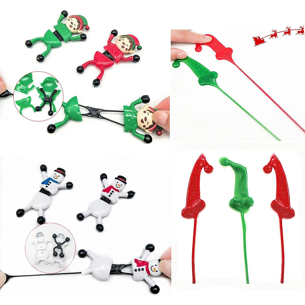 36 Pcs Christmas Fidget Toys Set With Christmas Tree Pop Bubble Toys, Pop Tube, Mochi Squeeze Sensory Toys for Kids Boys Girls Christmas Party Favors Stocking Stuffers Stress Relief Gifts Pack