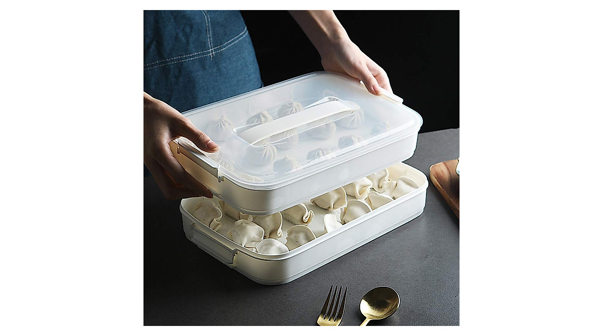 Hemoton Dumpling Box: Organize Your Kitchen Efficiently