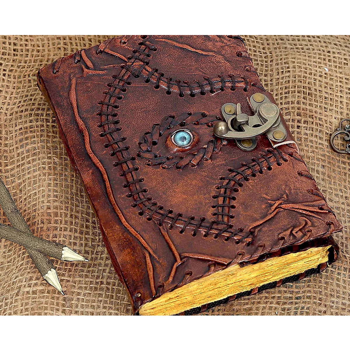 Hocus Pocus Book of Spells Hocus Pocus Spell book Prop Gifts Halloween Decorations Decor Leather Journal Writing Book Of shadow Best Christmas Gifts For Men And Women