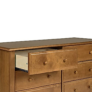 Davinci Jayden 6-Drawer Double Wide Dresser in Chestnut, Greenguard Gold Certified