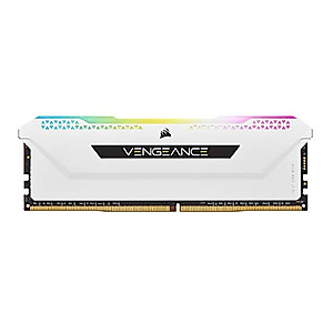 CORSAIR VENGEANCE RGB PRO SL 64GB (4x16GB) DDR4 3600 (PC4-28800) C18 1.35V - White