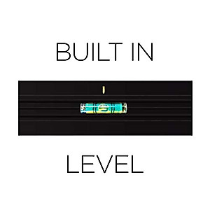 Crescent Creative Products Perfect Pro Picture Frame Wall Hanging Tool with Level, 48 inch, Black