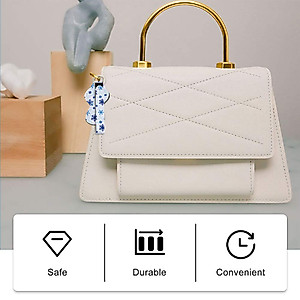 12Pcs Portable Lipstick Holder Keychain Neoprene Keyring Holder Lip Balm Case Pouch for Christmas